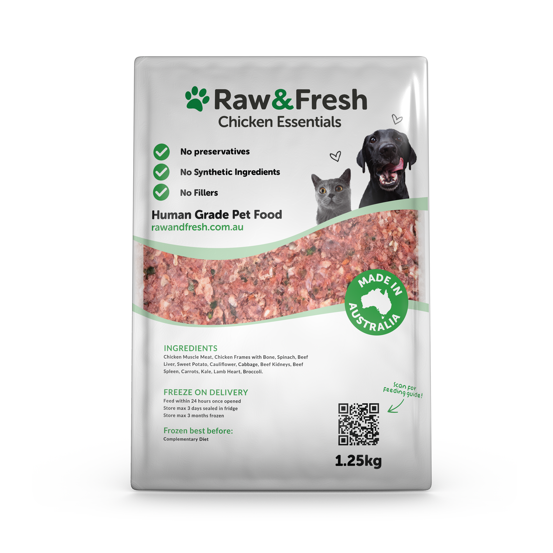 BARF Chicken Dog Food - Essentials Recipe
