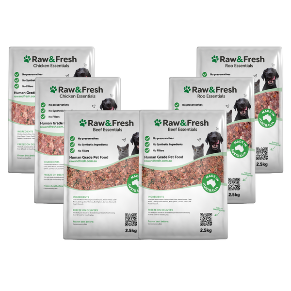 Ready-Made Bulk Raw Dog Food - Multi Meat Bulk Pack