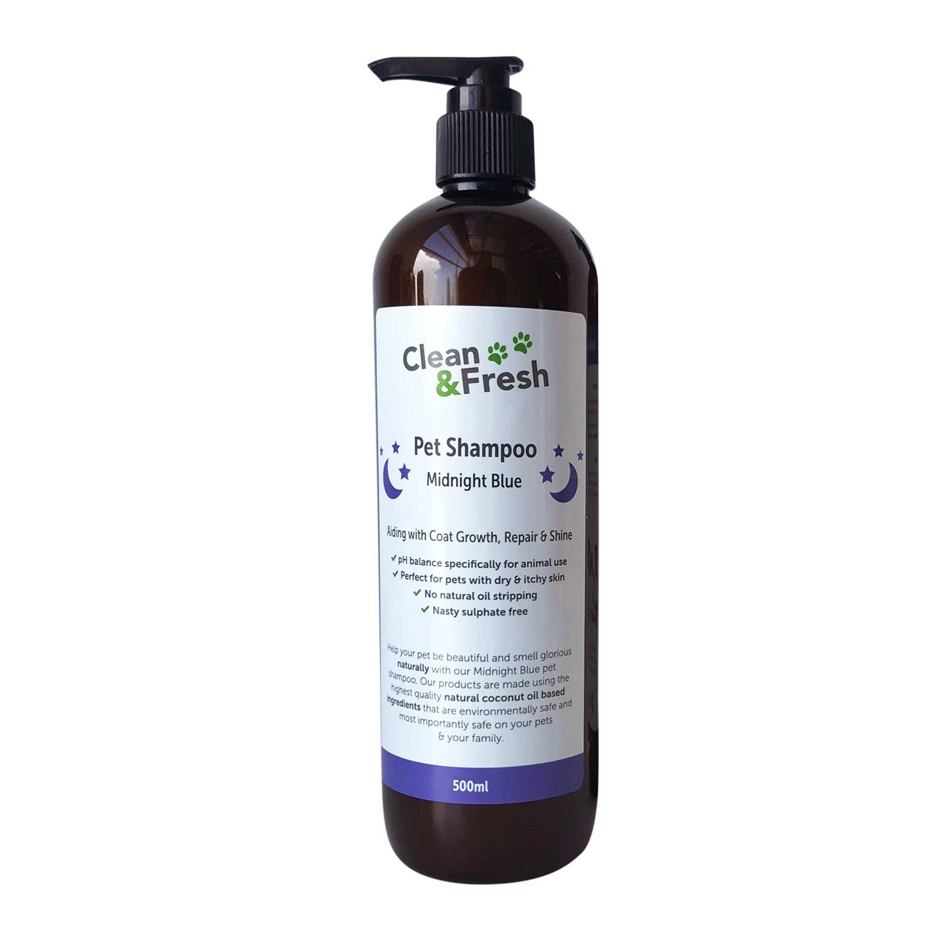 Midnight Blue Pet Shampoo - Natural Ingredients | Clean & Fresh